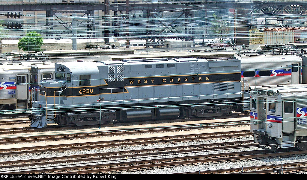 WCRL 4230 Idling at Powelton Ave. Yard